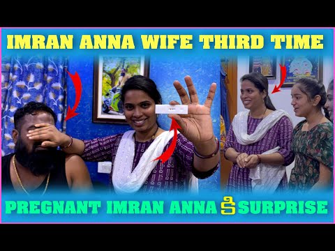imran Anna Wife 3rd Time Pregnant imran Anna కి Surprise | Pareshan family