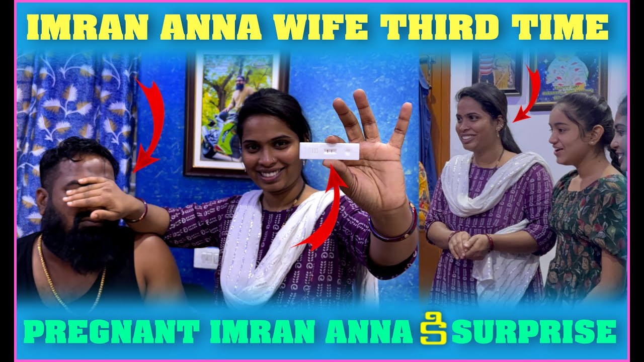 imran Anna Wife 3rd Time Pregnant imran Anna కి Surprise | Pareshan family - YouTube