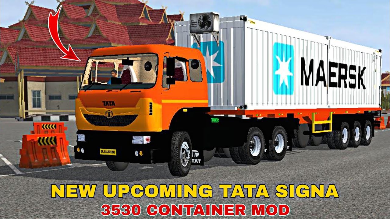 New Upcoming Tata Signa 3530 Container Mod // First Time In Bussid ...