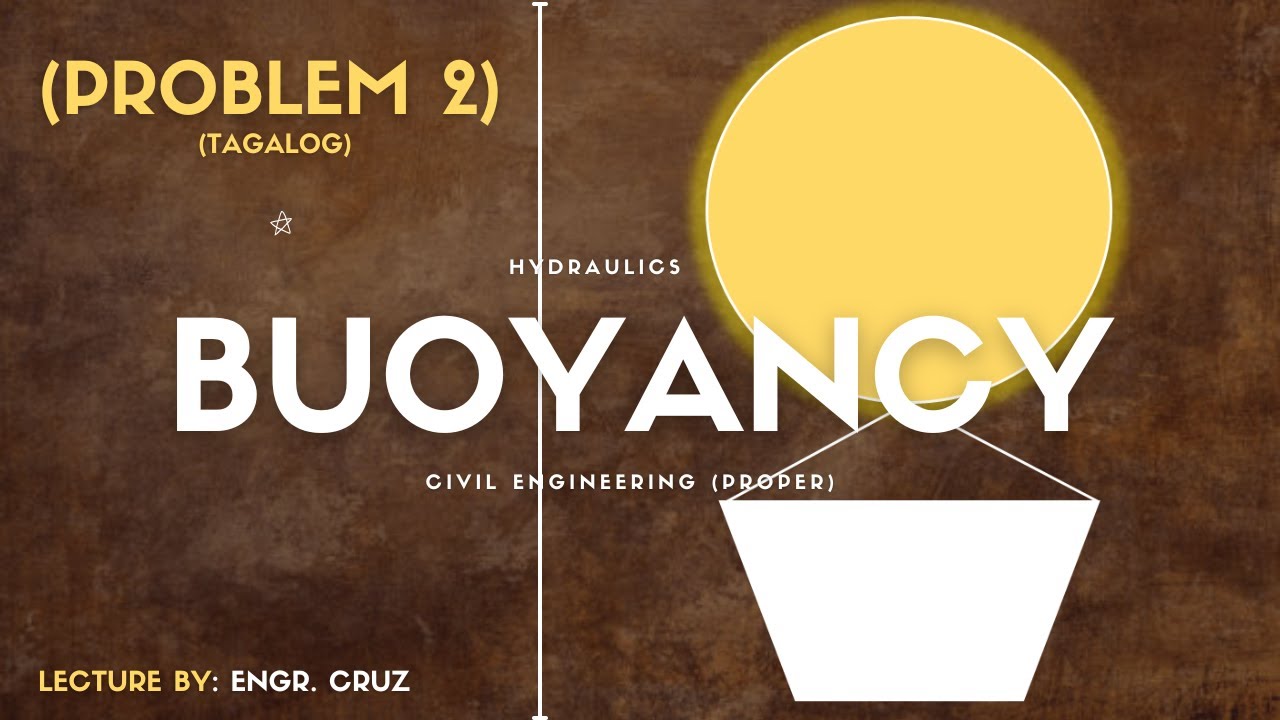 BUOYANCY | CEREVIEW (PROBLEM 2) | HYDRAULICS - YouTube