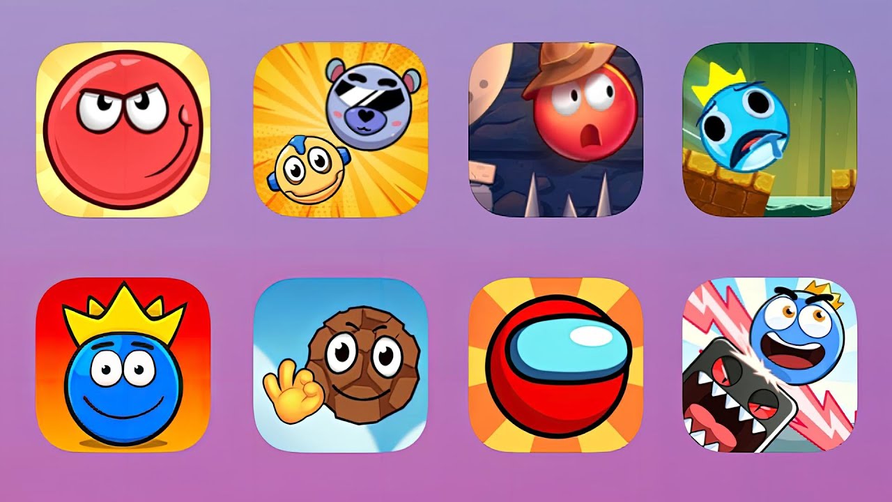 Red Ball 4, Roller Ball, Red Ball Secret, Color Ball Run and More Red ...