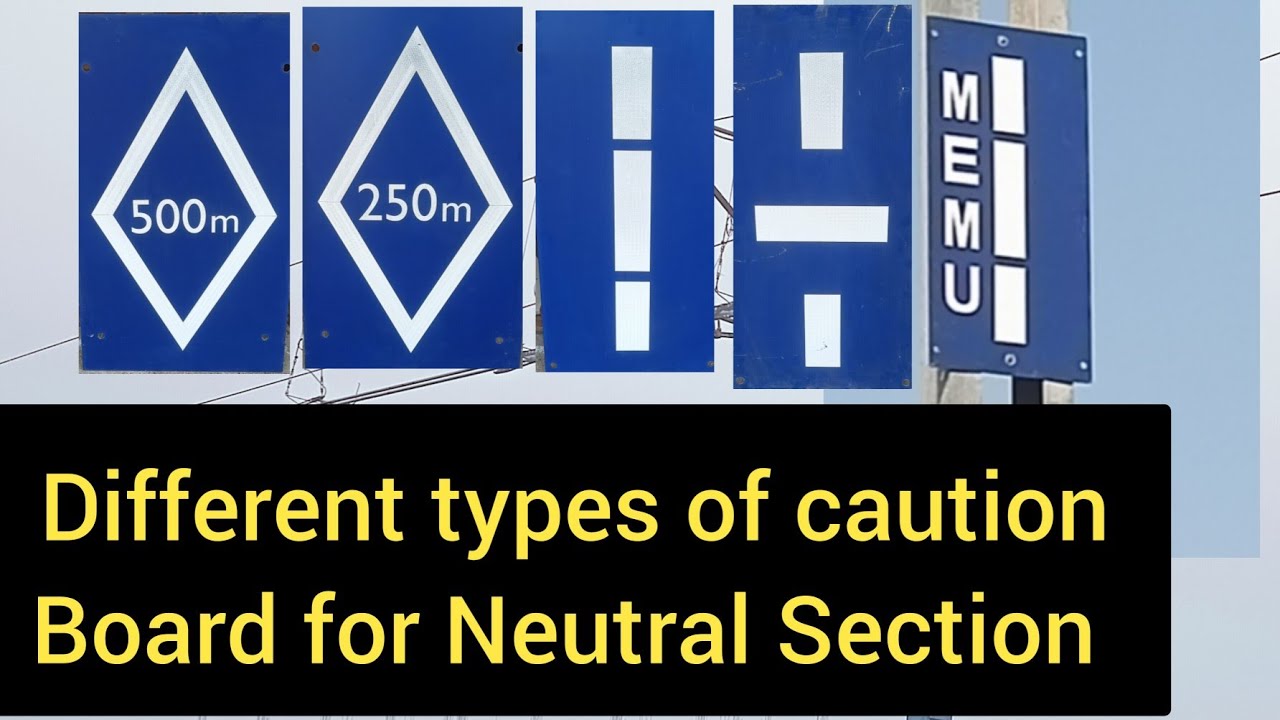Caution Board for #Neutral_Section (NS) #PTFE #ptfe - YouTube