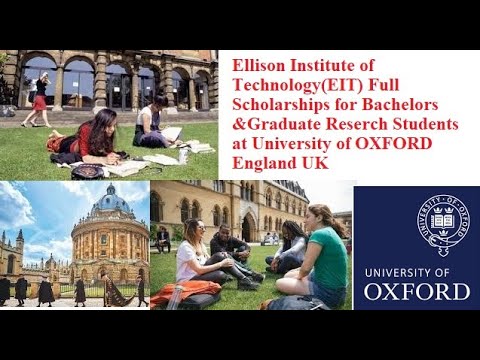 Ellison Institute of Technology (EIT) Full Scholarships at University ...