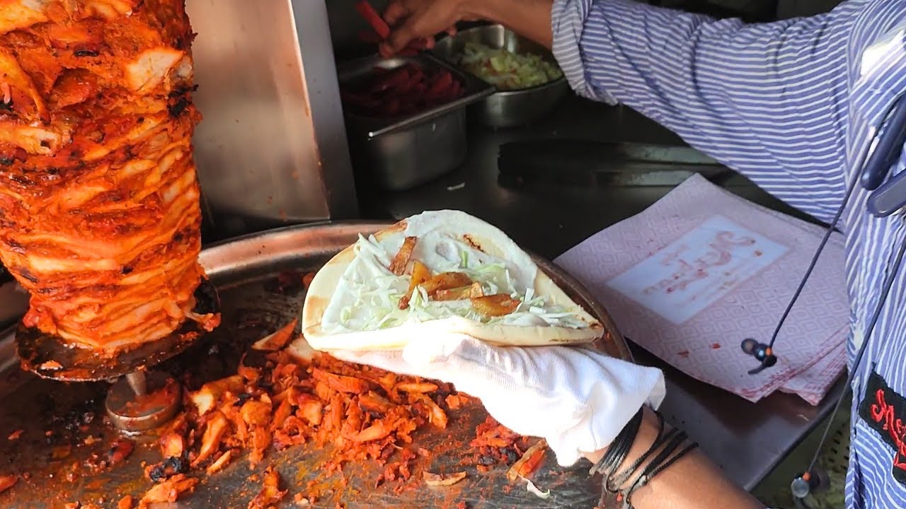 Chicken Shawarma | Carter Road | Mumbai | Indian Street Food | @ Rs ...