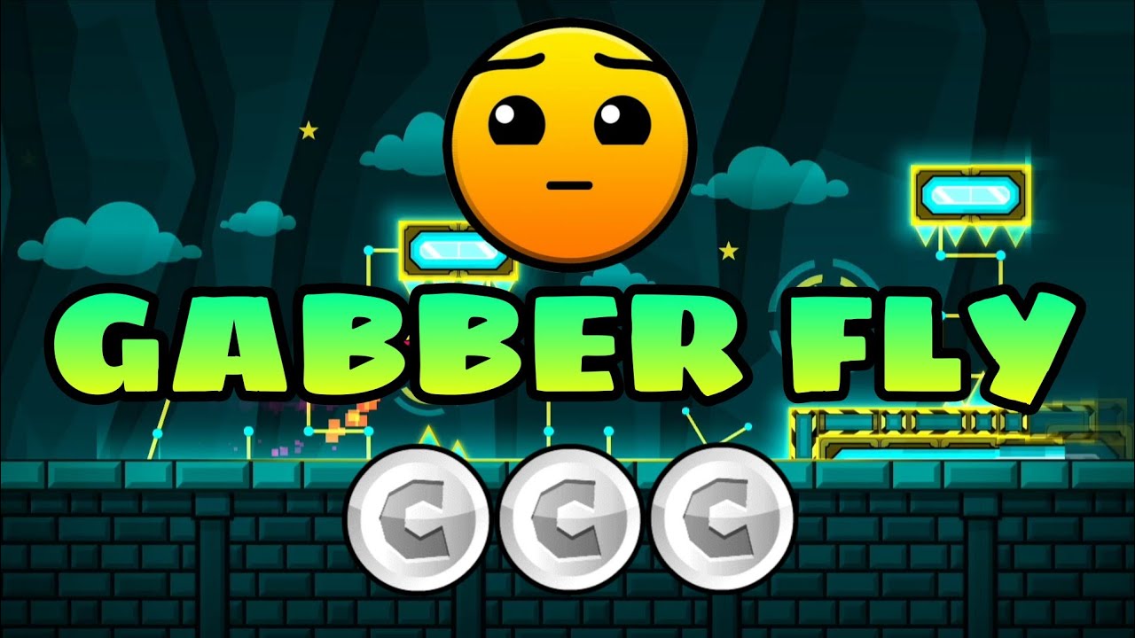 GEOMETRY DASH - GABBER FLY - ( 100% COMPLETE ) - YouTube