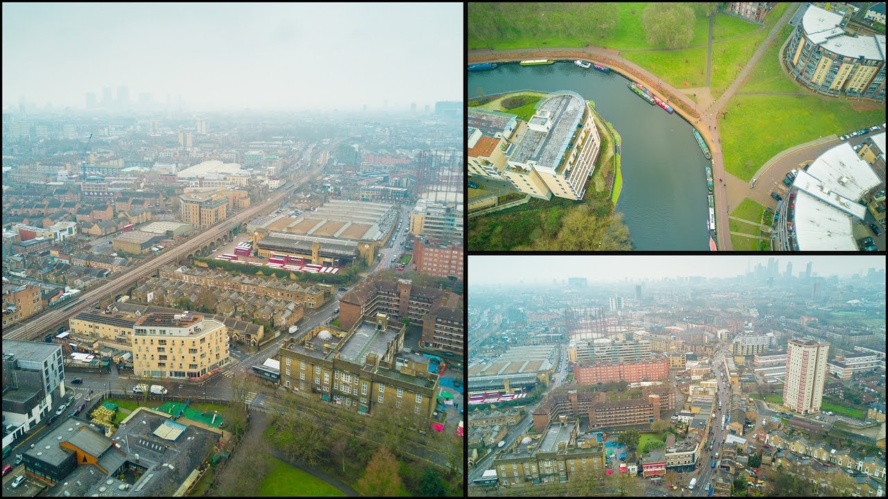 Flying around Hackney and Clapton - in 4K - YouTube