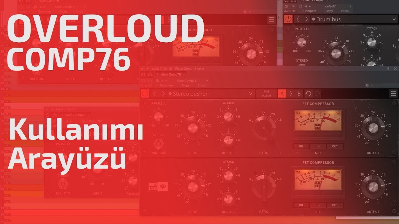 Favori Plugin'lerim - Overloud Comp76 FET Compressor - YouTube