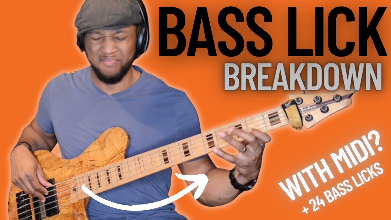 25 Grooving licks for Bass Players with Midi? - YouTube