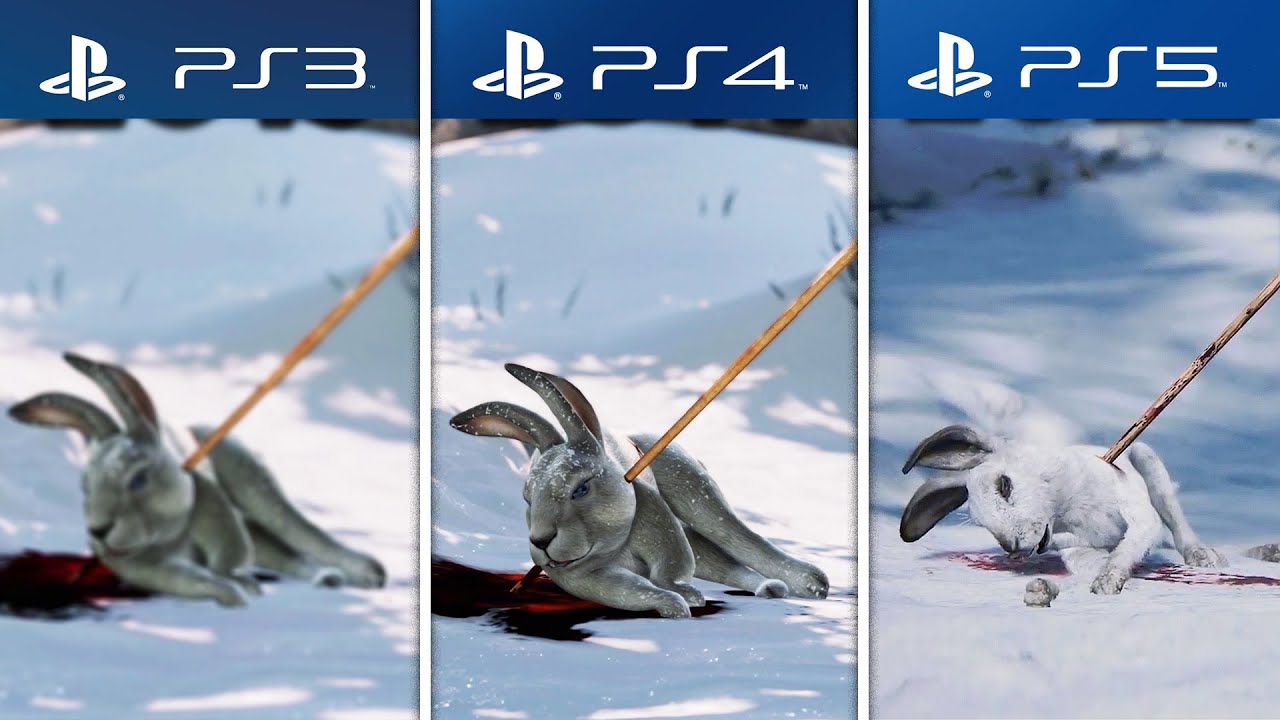 Ellie's Hunt (Rabbit Scene) - The Last of Us Side by Side Comparison ...