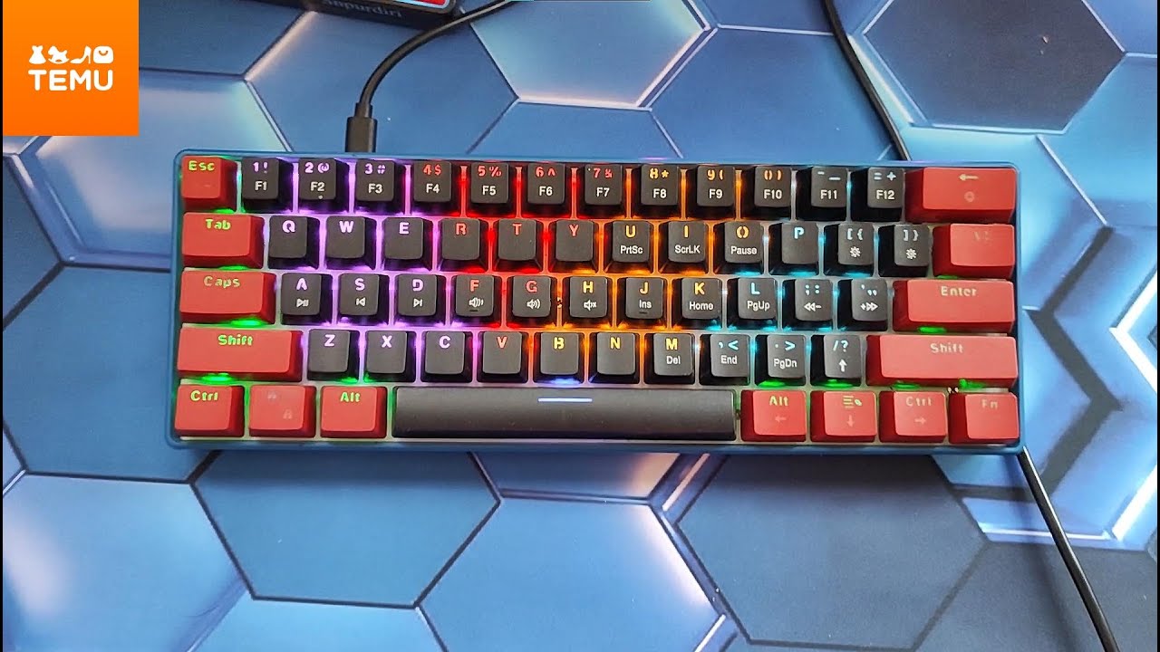 We Created our Own Custom Keyboard | (TEMU) - YouTube