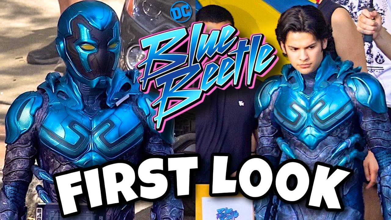 First Look At Blue Beetle Suit !! (Best DCEU Suit?) - YouTube