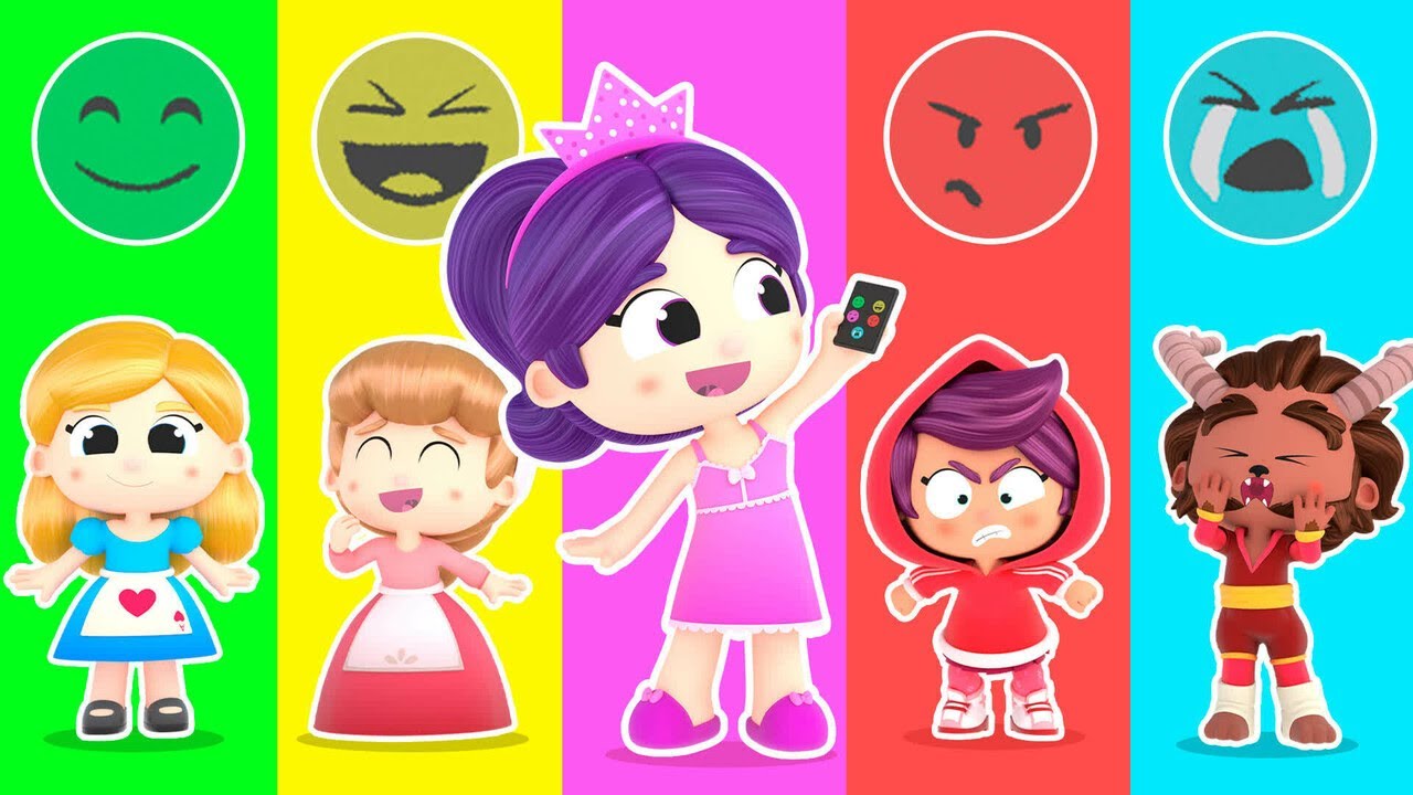 SLEEPING BEAUTY controls FEELINGS with a MAGIC remote! - Kids Learn ...