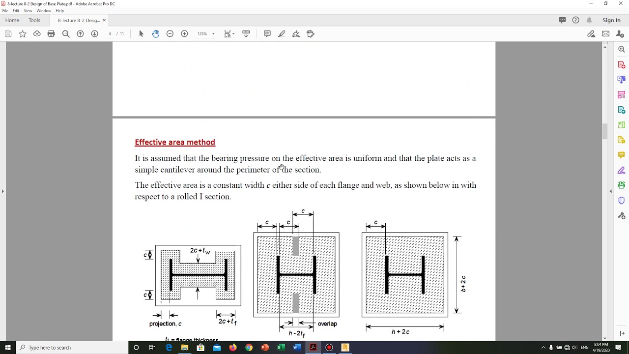 Design of Column Base Plate - YouTube
