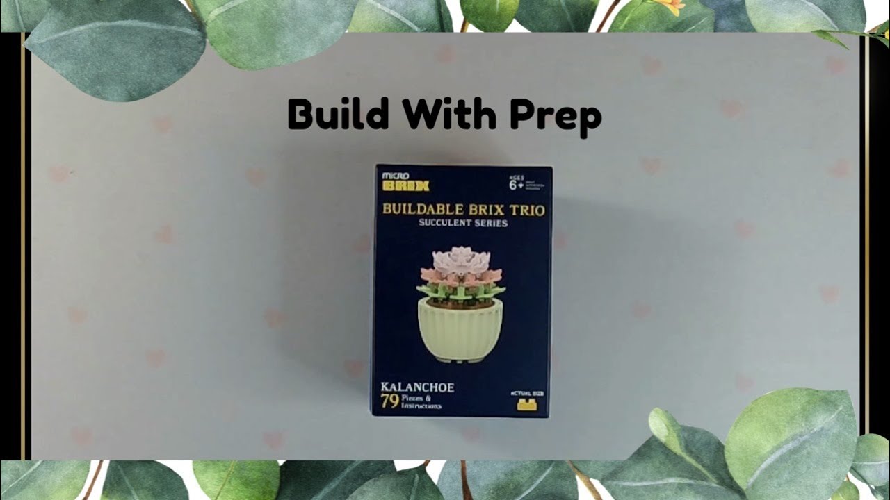 Watch Me Build! Micro Brix - Buildable Brix Trio - Succulent ...
