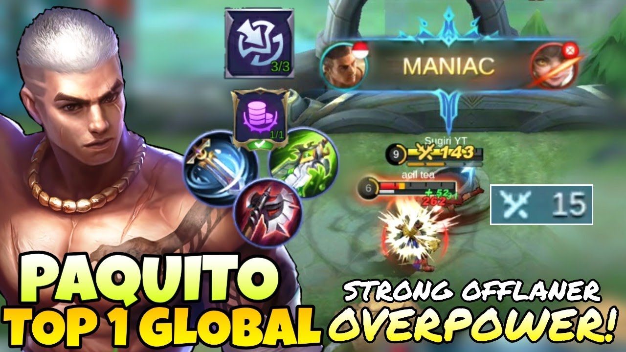 100% Overpower New Hero Paquito & Best Build Paquito 2021 | Top 1 ...