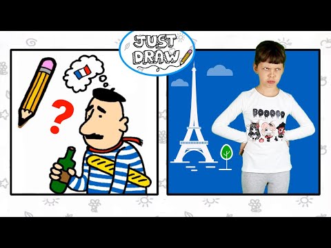 Just Draw Gameplay in Real Life| Crazy Fun Drawing Puzzles| Kid Skit ...
