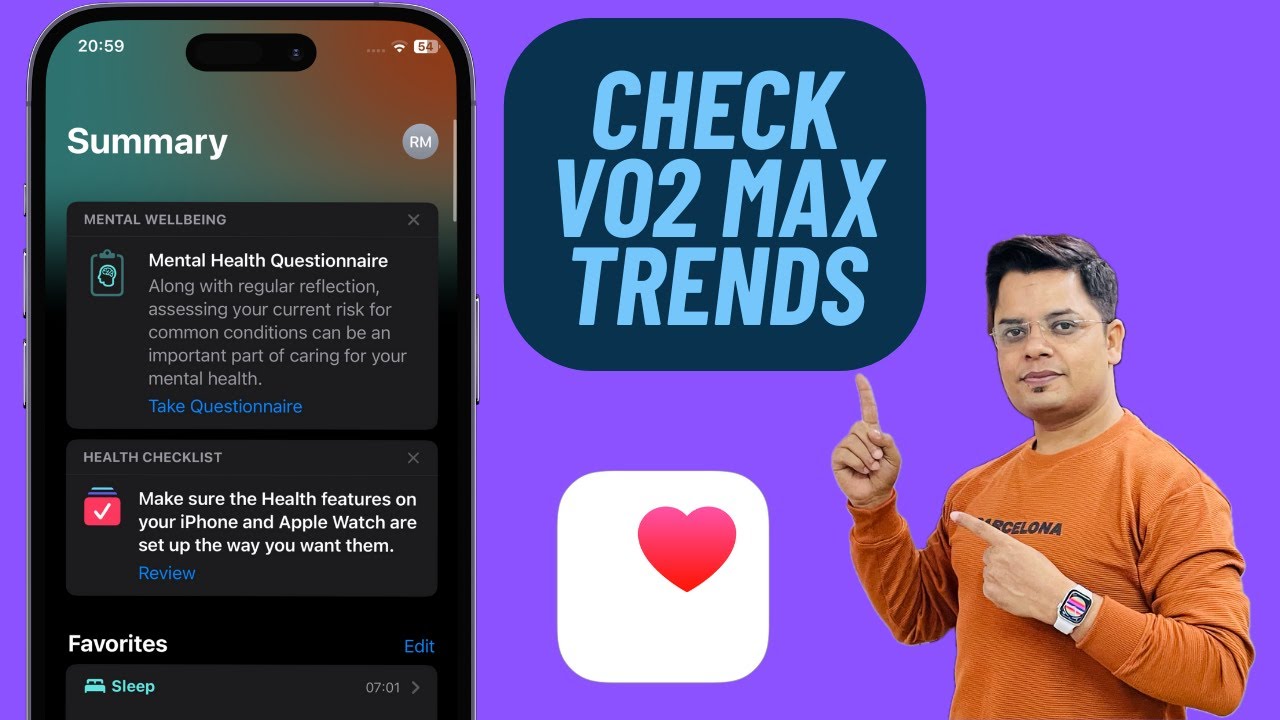 How to See Your VO2 Max on iPhone and Apple Watch - YouTube