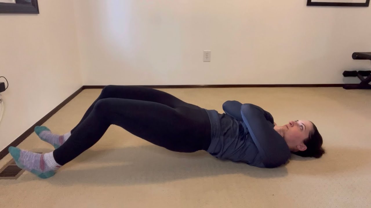 Hamstring dominant glute bridge - YouTube