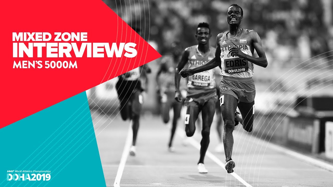 Men's 5000m Interviews | World Athletics Championships Doha 2019 - YouTube
