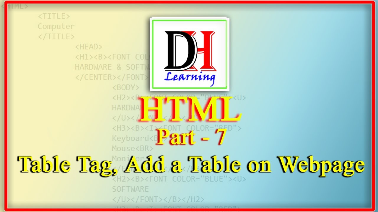Html Malayalam Part 7 Youtube