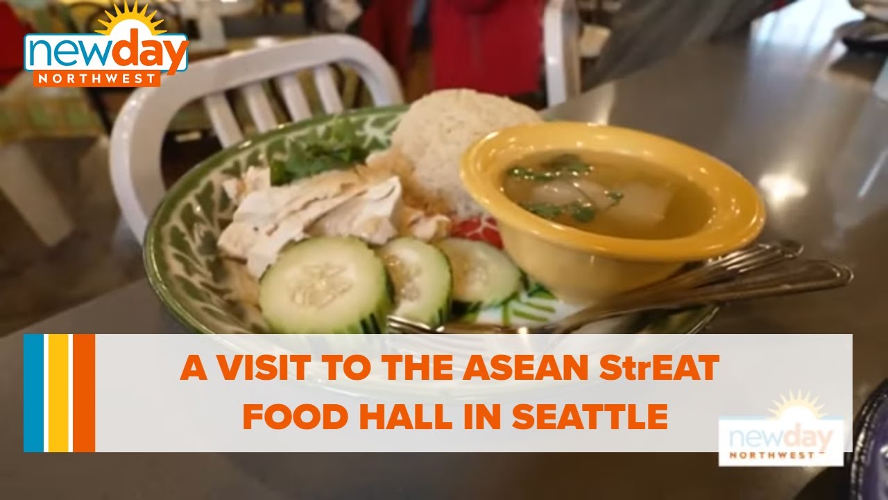 Checking out Asean StrEAT food hall in Seattle - New Day NW - YouTube