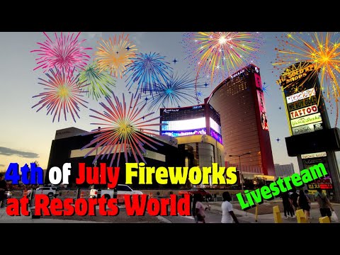 Fireworks @ Resorts World Las Vegas Livestream - YouTube