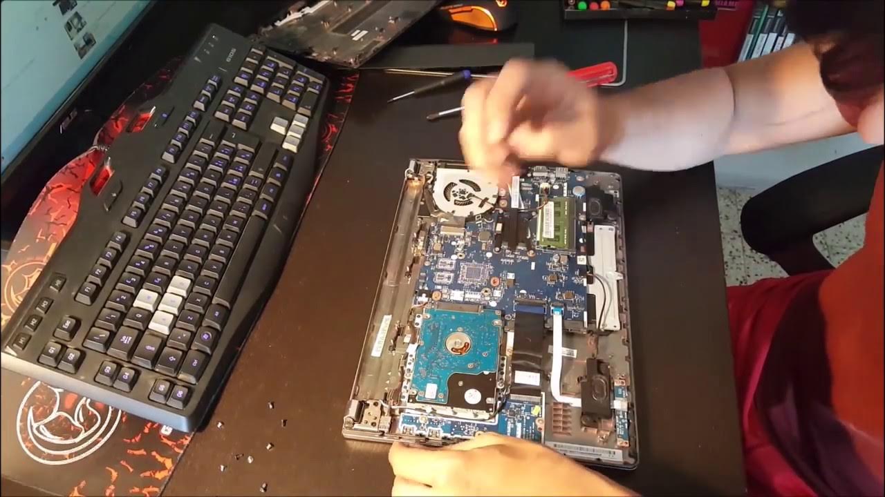 Disassembly Lenovo M30 70 : install ssd,upgrade ram , change screen - YouTube