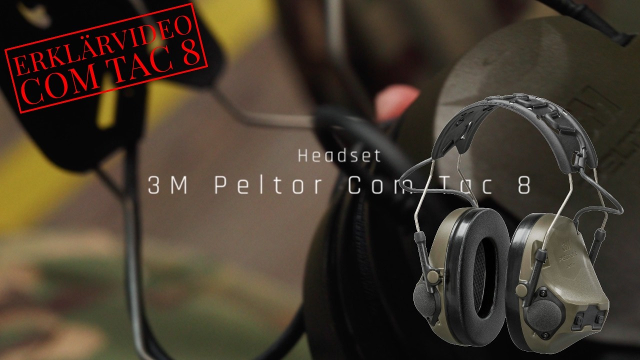 3M Peltor ComTac 8 (VIII) - Erklärvideo auf Deutsch - YouTube