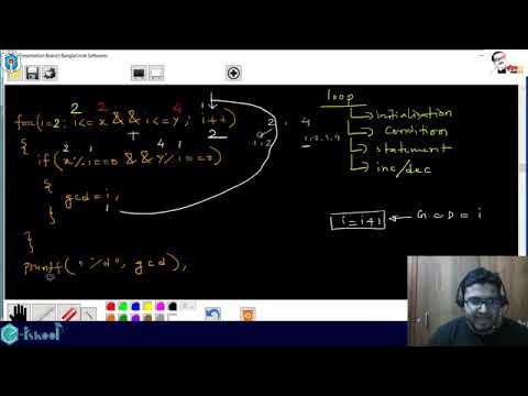 10 Mechanism of Gcd loop, INtroduction array,C programm,loop integration - YouTube