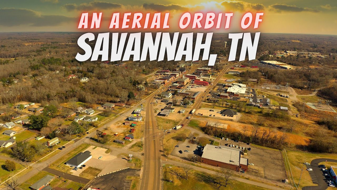 An Aerial Orbit of Savannah TN - YouTube