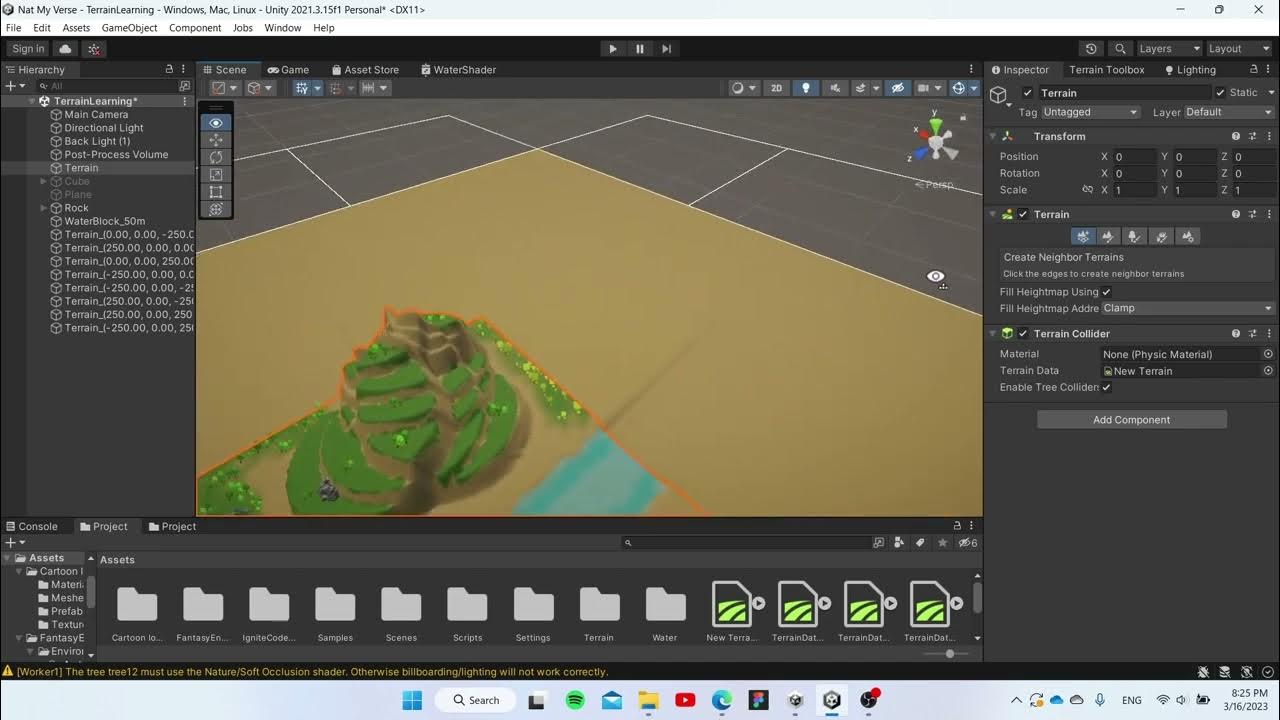Make Terrain in Unity - YouTube