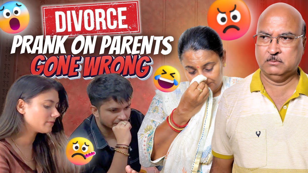 Divorce Prank On Parents Gone Wrong🤯Thappad Padh Gaya 😤 Tanshi Vlogs ...