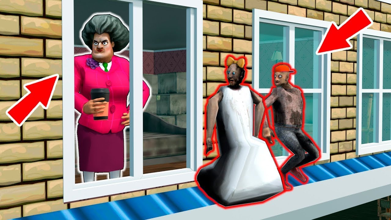 Granny vs Evil Little Granny vs Ice Scream - funny horror animation ...
