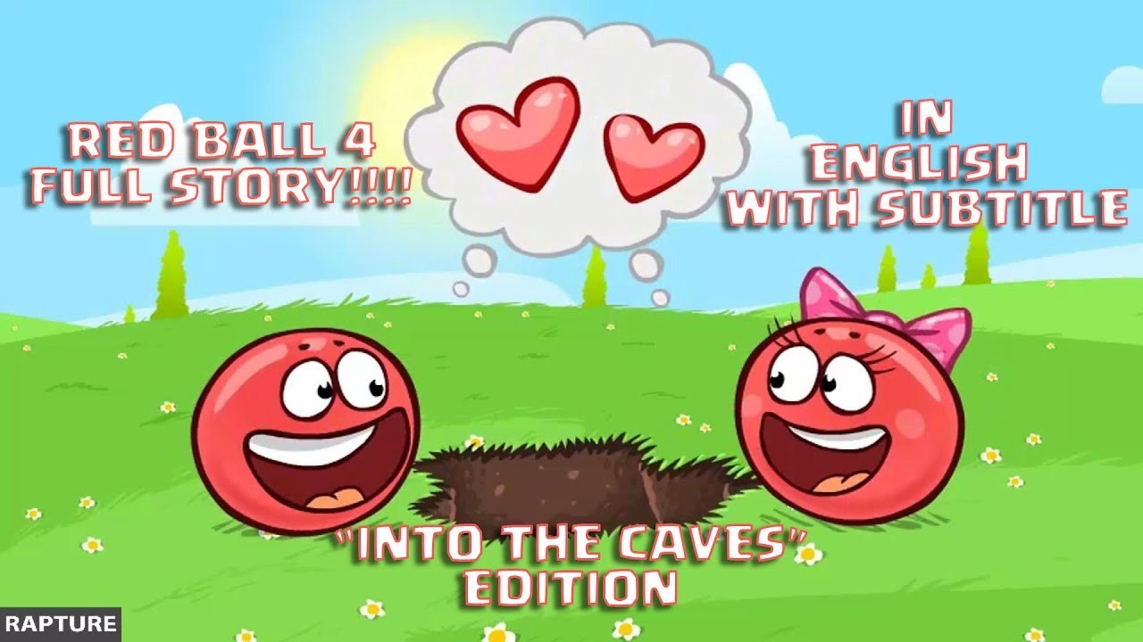 RED BALL 4 - 'INTO THE CAVES' 'FULL STORY' with VOICE and SUBTITLE (New ...