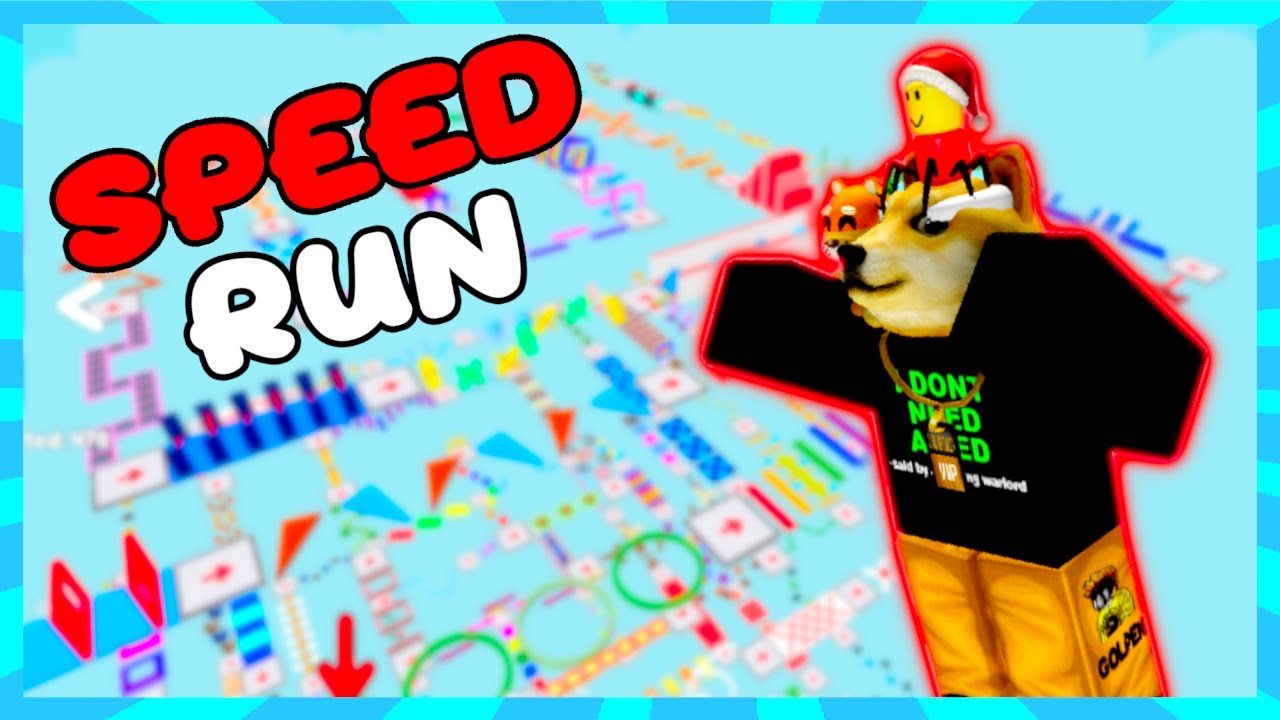 Roblox Mega Easy Obby Speedrun | Time-lapse - YouTube