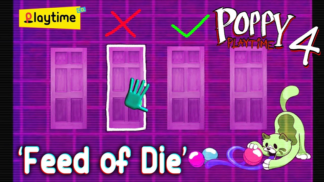 Poppy Playtime Chapter 4: New Mini Game with Candy Cat VHS Tape - YouTube