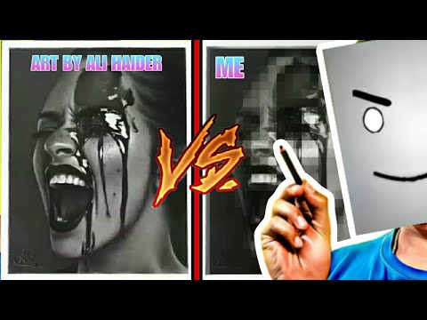 I Draw the Hyper Realistic WET Face Portrait!😍😱||TUTORIAL - YouTube