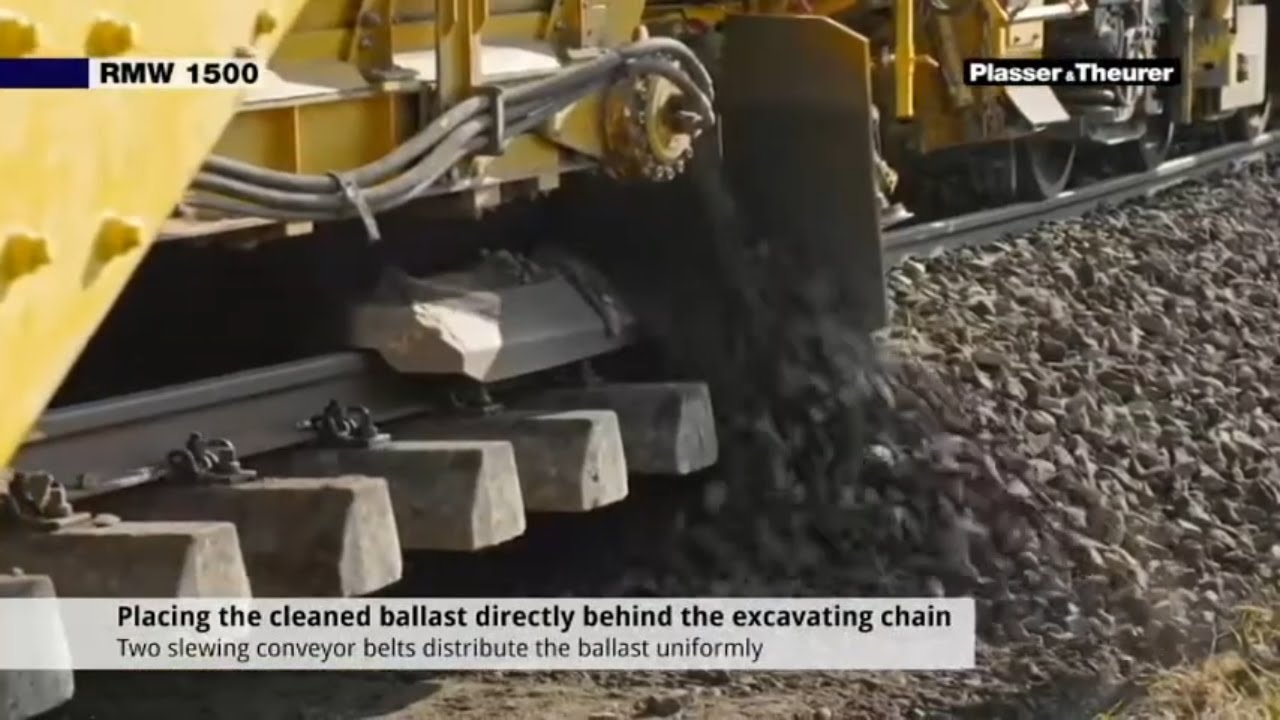 Plasser & Theurer RMW 1500 Rail Track Machine - YouTube