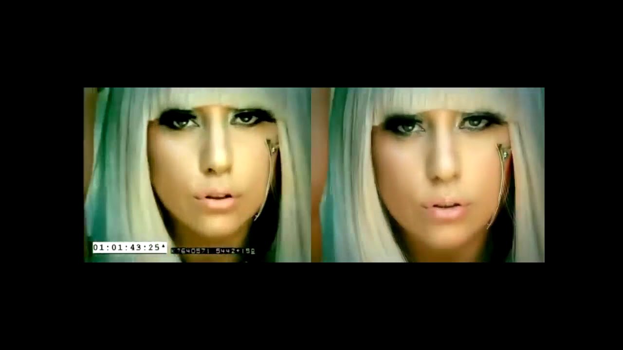 Poker Face Director Cut Released Side By Side - YouTube
