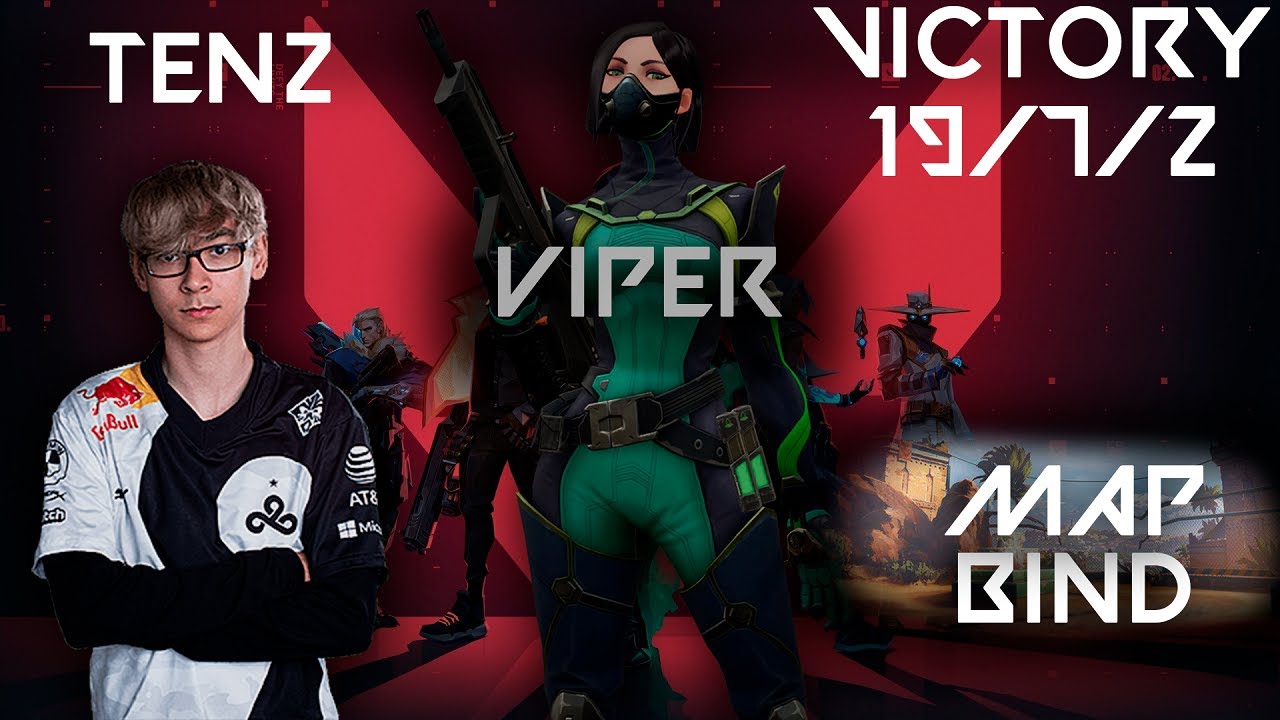 Viper by TenZ on Bind [FULL GAME POV] - YouTube