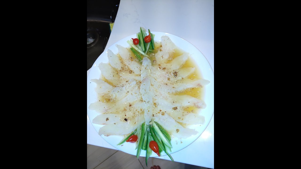 CATCH & COOK FLUKE CARPACCIO - YouTube