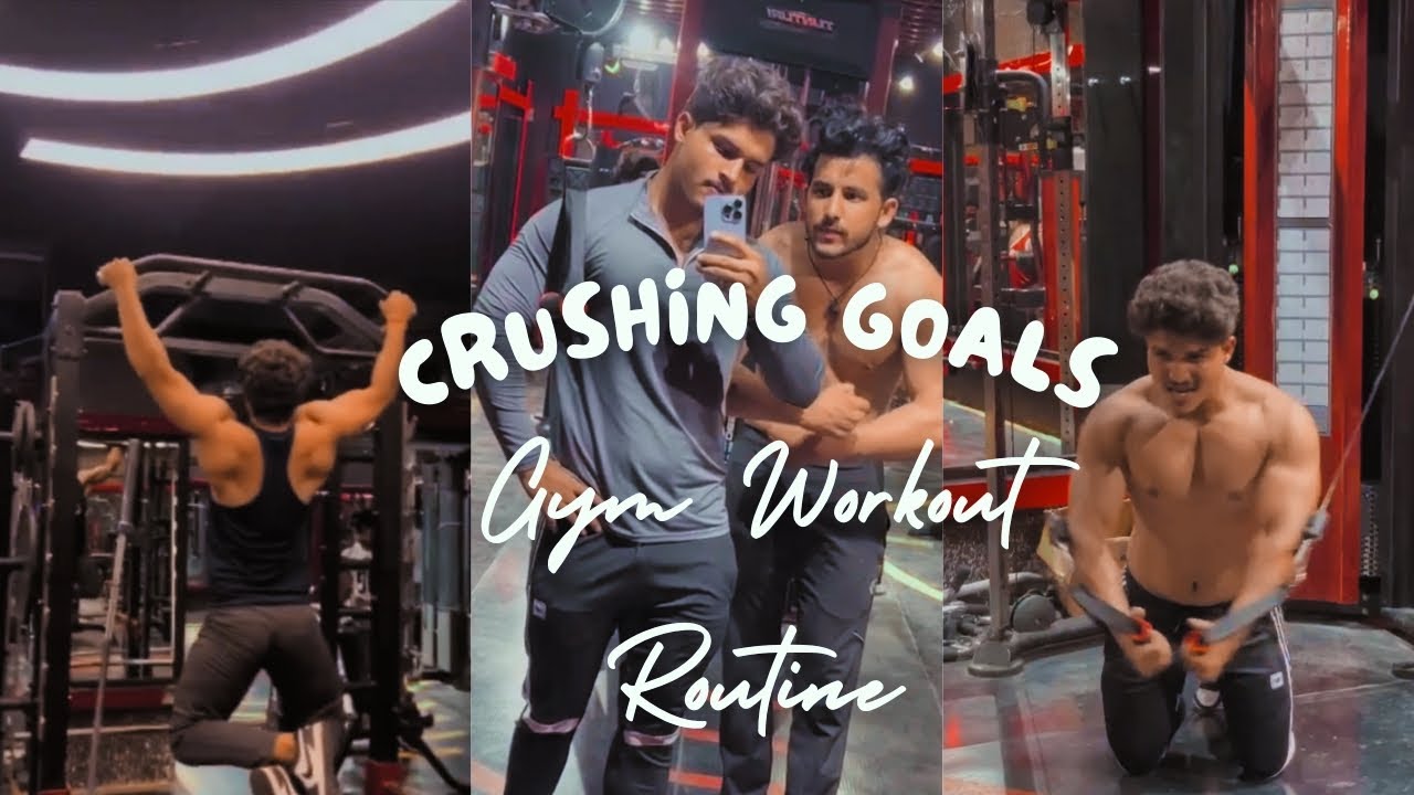 Crushing Goals🌍: Gym Workout Routine 💪 #gymlife #vlogs #gymlifestyle ...