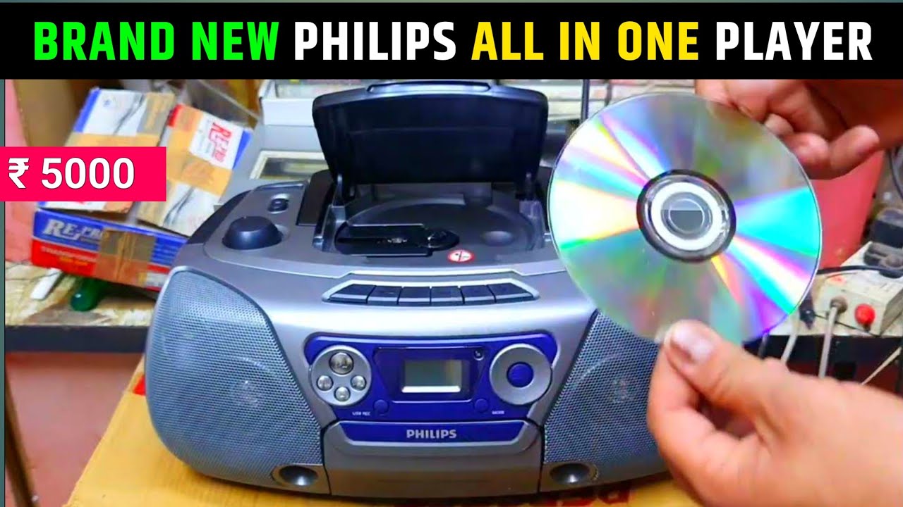 SOLD | Brand New Philips AZI 852 All In One Stereo Cassette Player ...