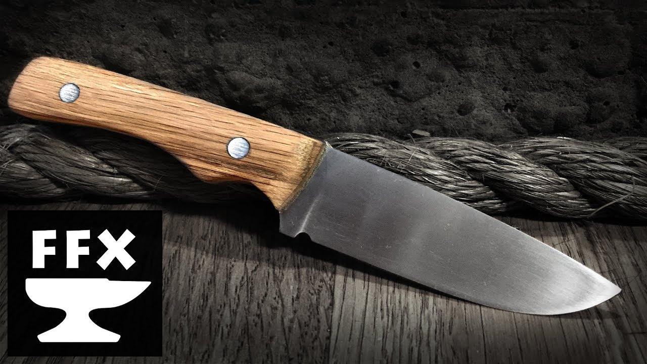 How to make an EDC knife from a scrap of a $5 Machete - YouTube