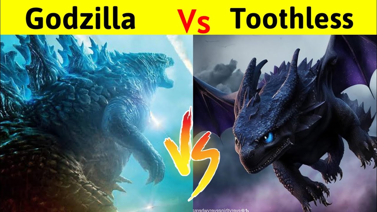 GODZILLA vs TOOTHLESS DRAGON | क्या Night Fury के हमले से बच पायेगा ...