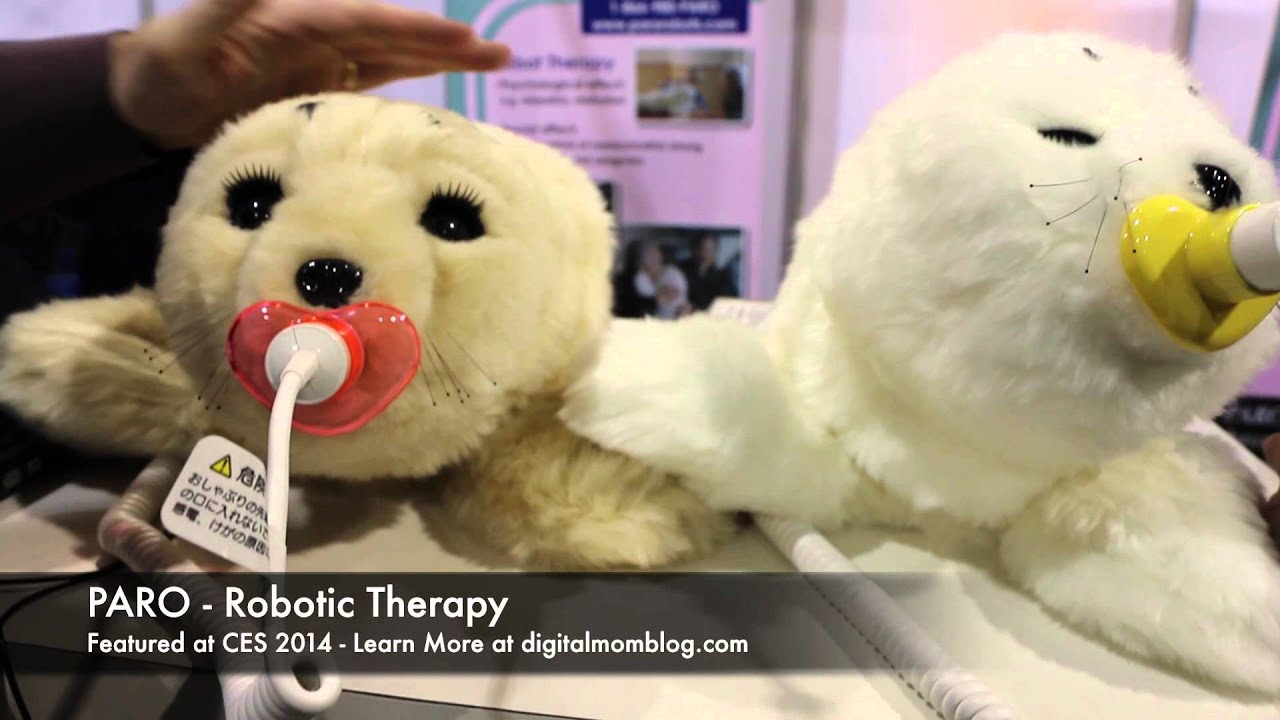 Robot Therapy - PARO - CES 2014 - YouTube