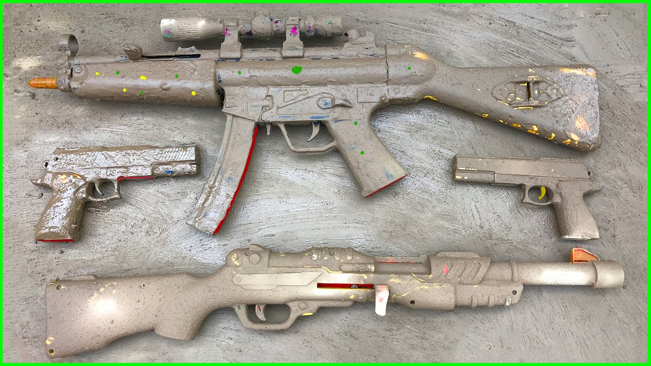 Looking for Village Muddy Guns - Found Muddy Mp5 Assault Rifle, Desert ...