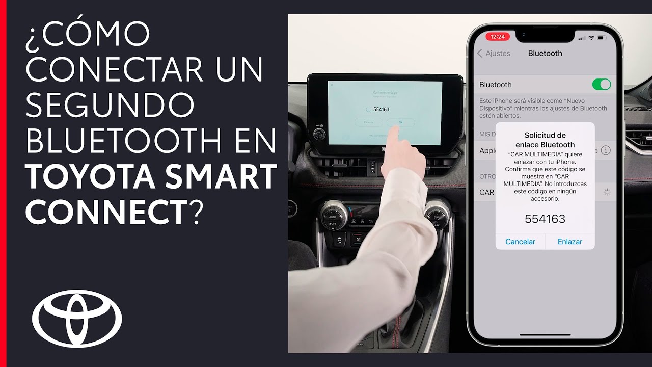 ¿Cómo conectar un segundo bluetooth? | Toyota Smart Connect - YouTube