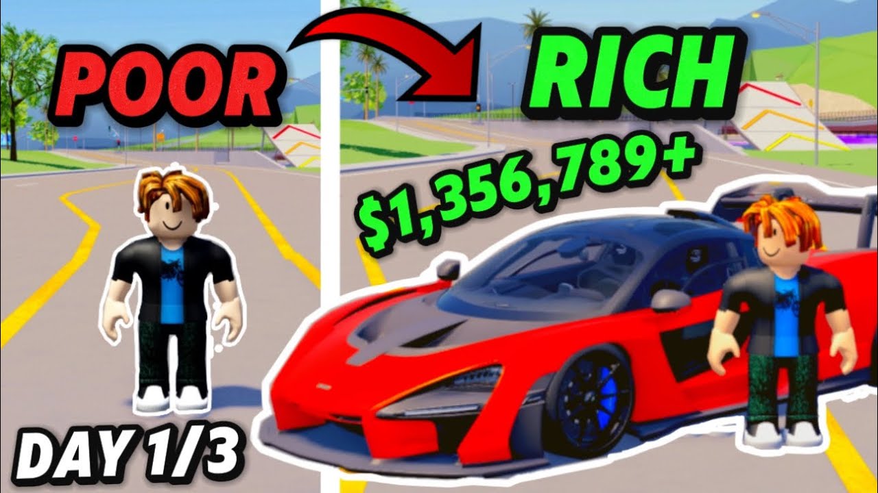 Helping NOOB Go From POOR To RICH In Driving Empire! - YouTube