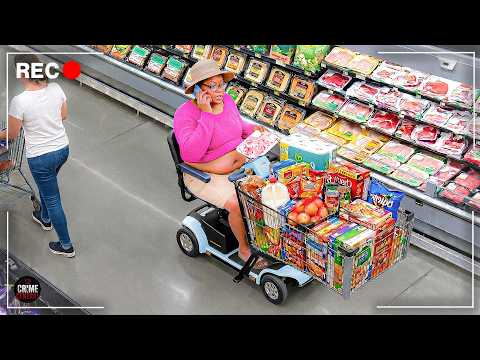 When a Walmart Shoplifter Doesn't Notice the Camera